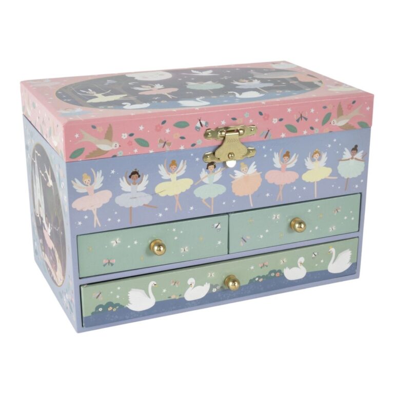 Musical Jewellery Box with 3 Drawers – Enchanted – Misueños Kids
